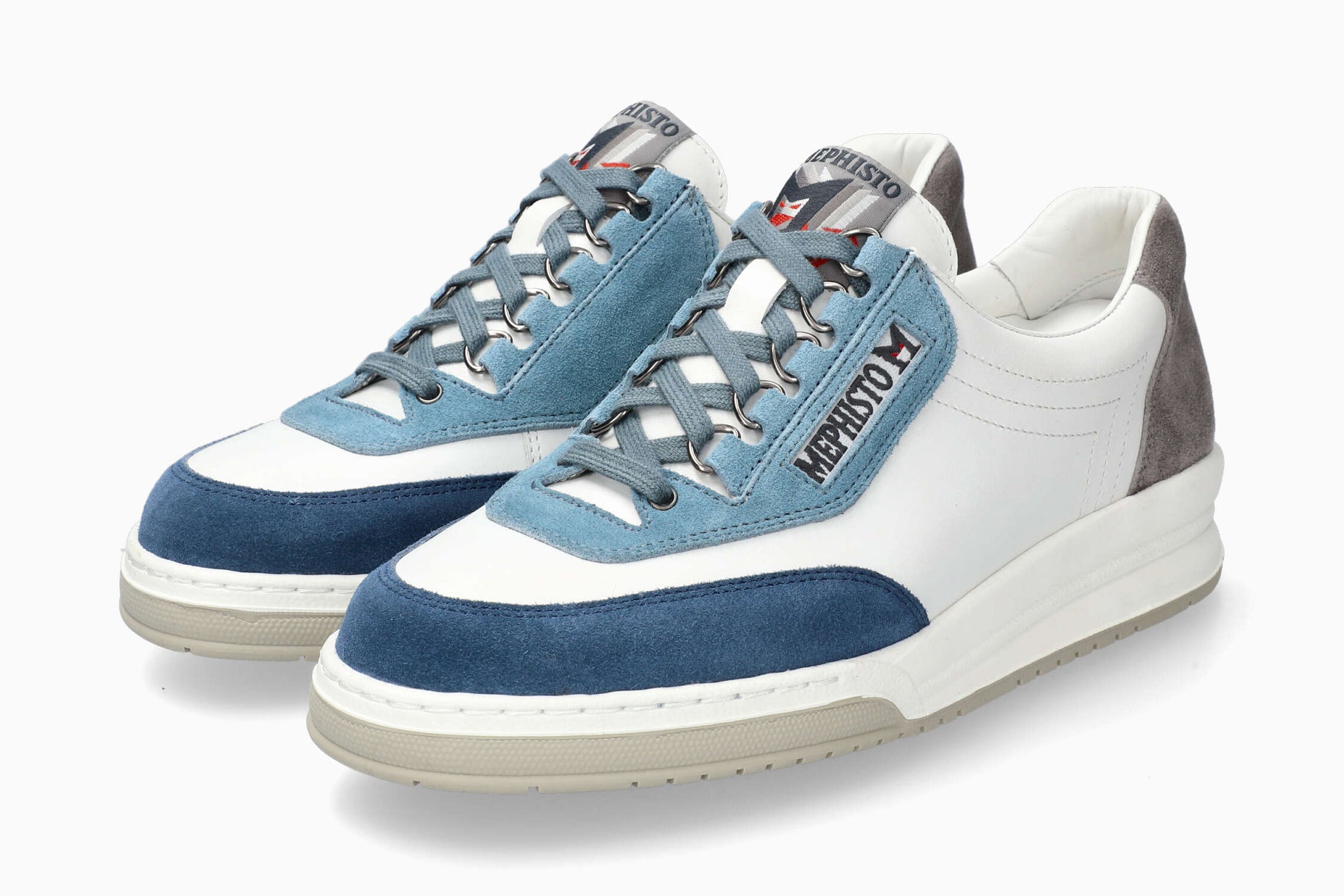 Mephisto Match | Men Shoes Blue Leather Smooth | Mephisto USA