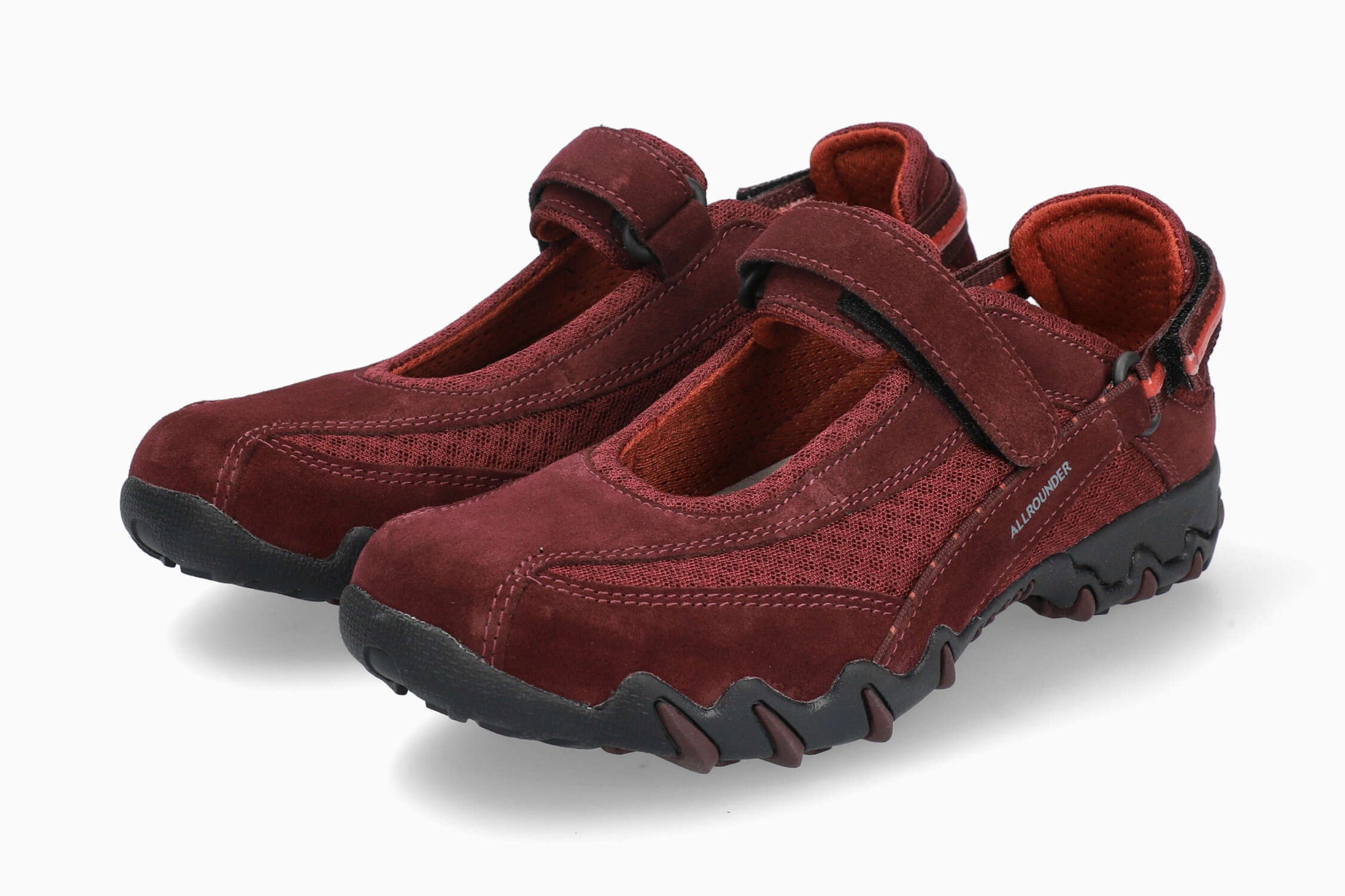 ALLROUNDER NIRO | Women Shoes Dark Red Leather Textile Velvet ...